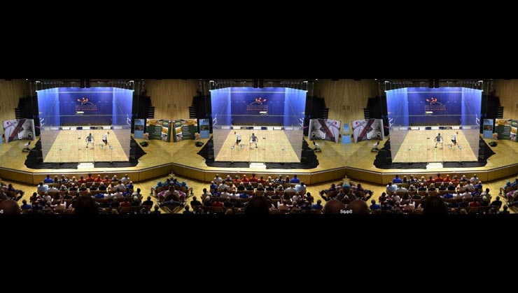 Squash World Championship to introduce 3 Glass Show Courts!